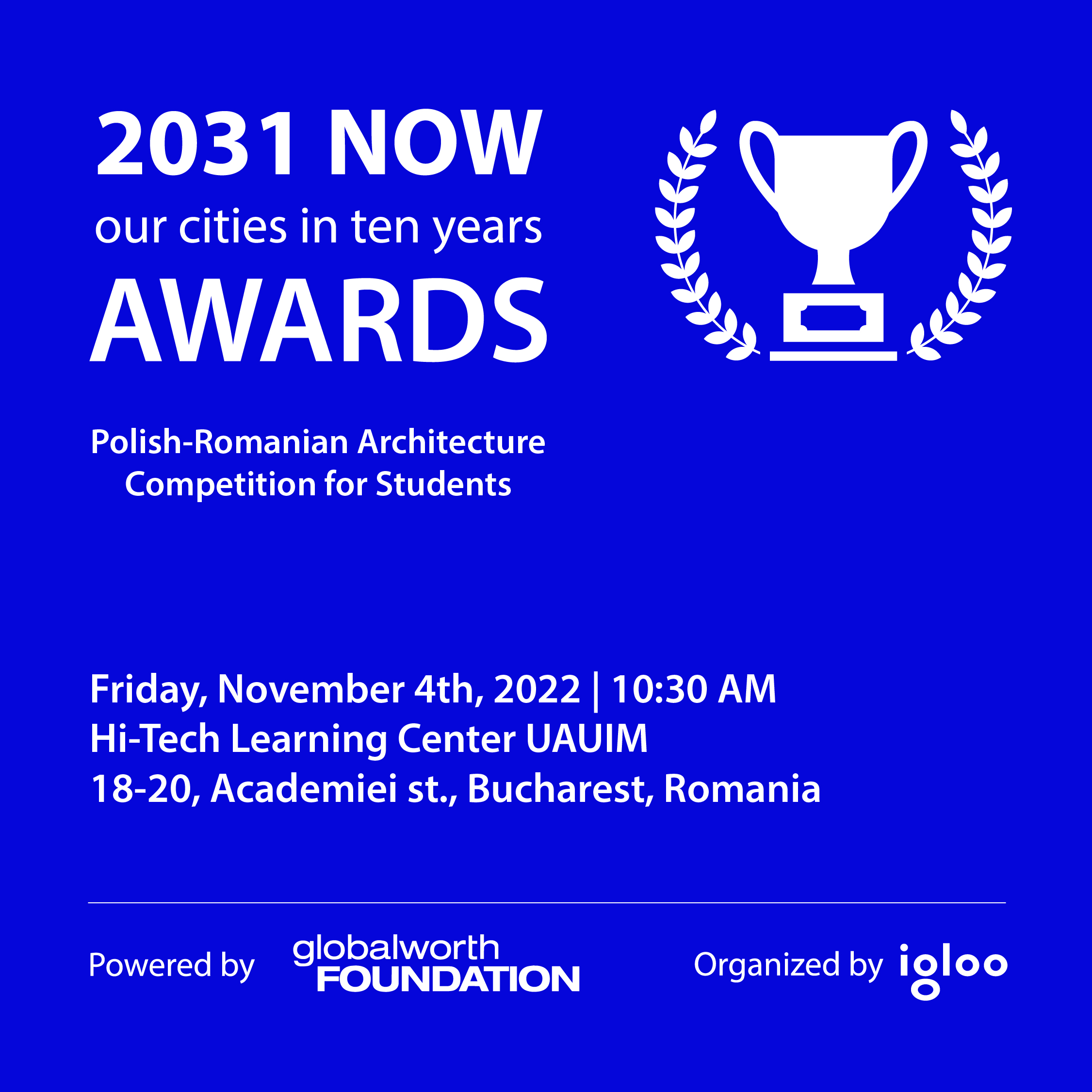 Meet the winners. Globalworth Foundation and Igloo – Habitat and ...