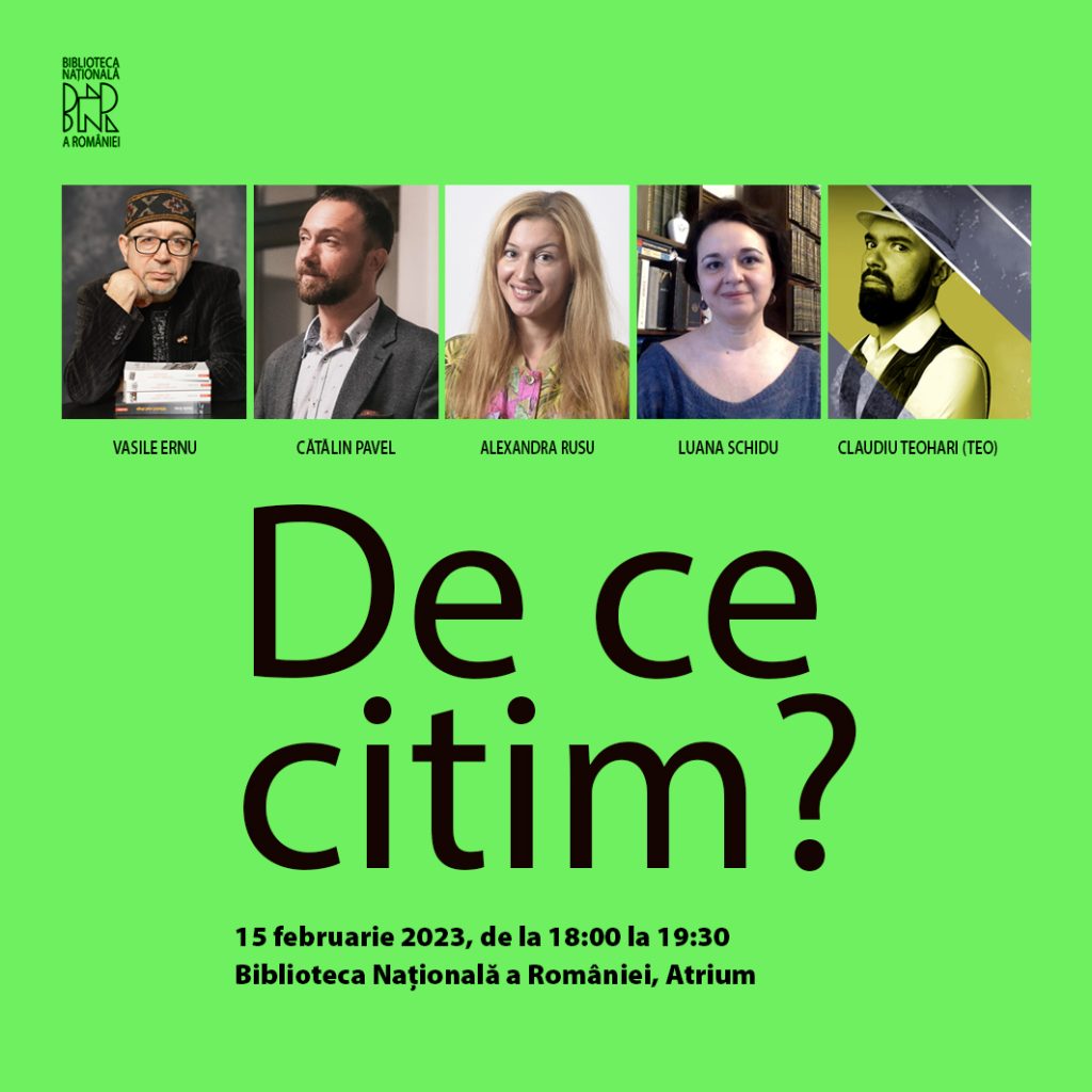 De ce citim? Dezbatere la Biblioteca Națională a României – igloo